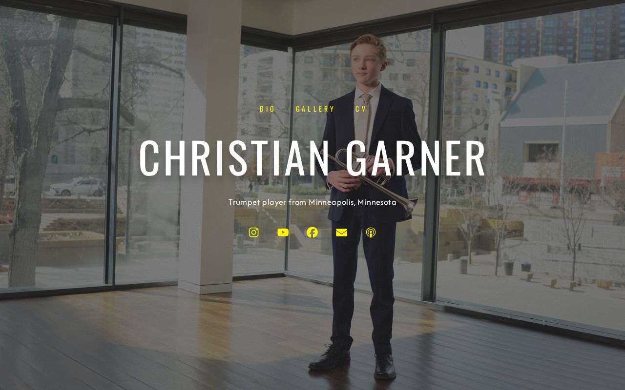 Christian Garner, Trumpet